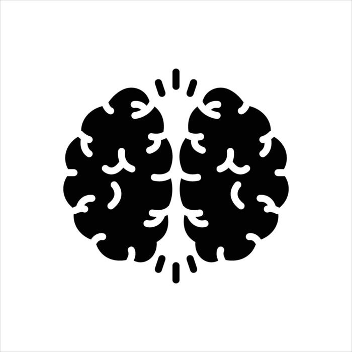 Minimalist Brain Vector Art, Icons, and Graphics for Free Download