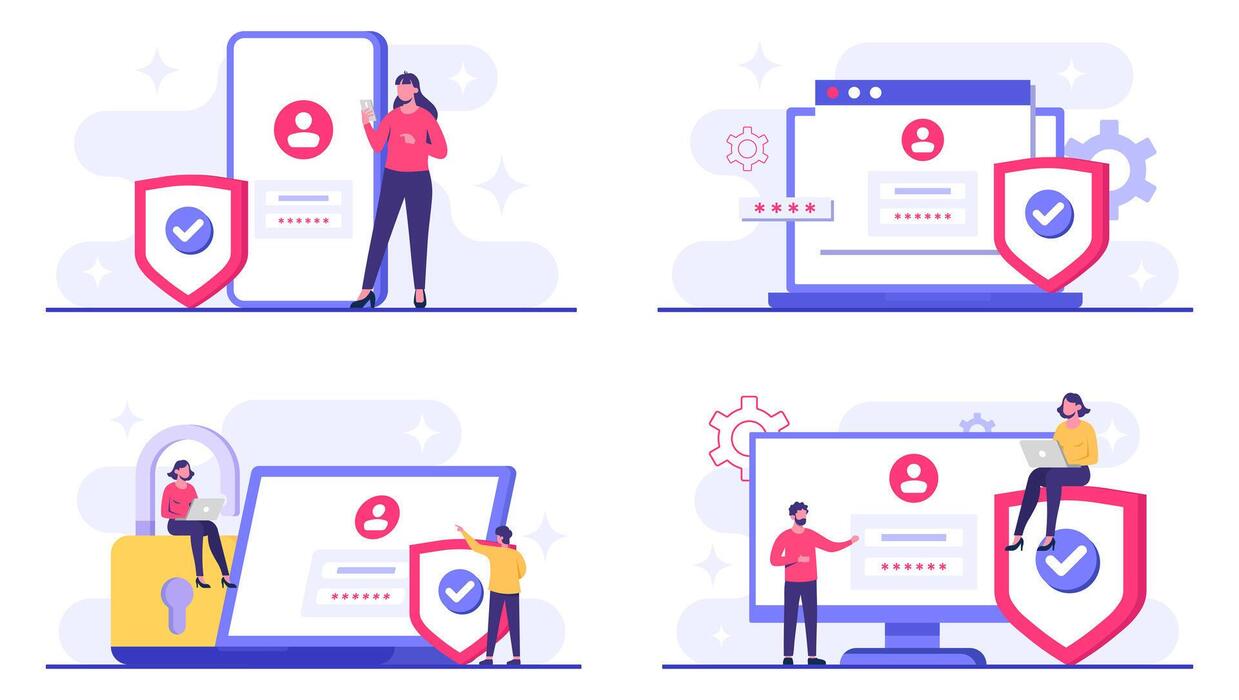 2 Factor Authentication Vector Art, Icons, and Graphics for Free Download