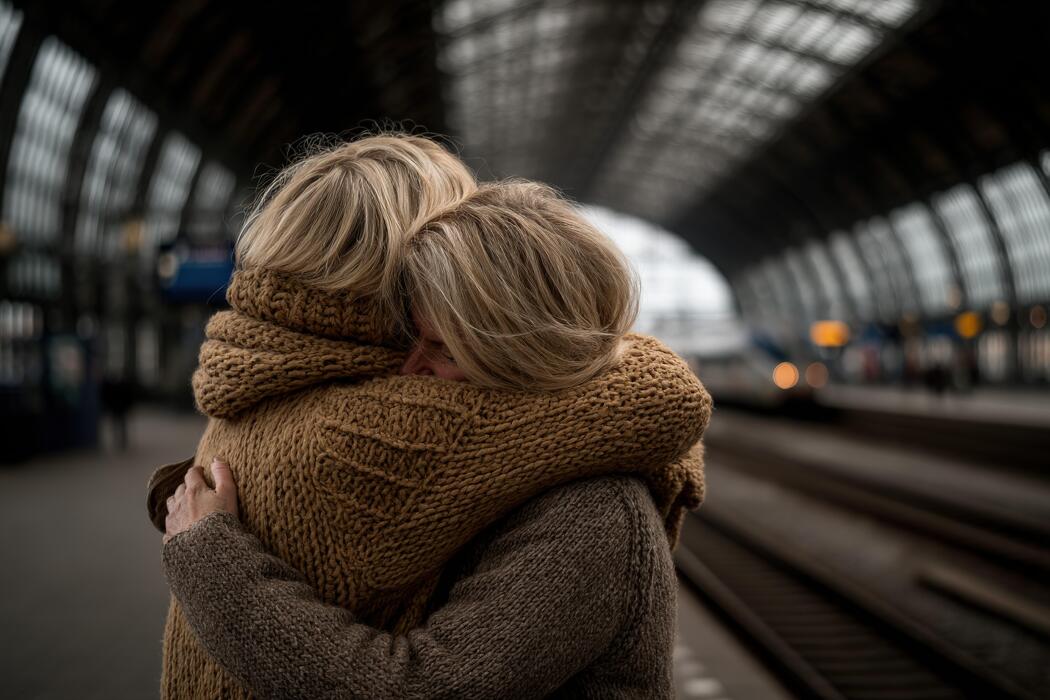 Two People Hugging Stock Photos, Images and Backgrounds for Free Download