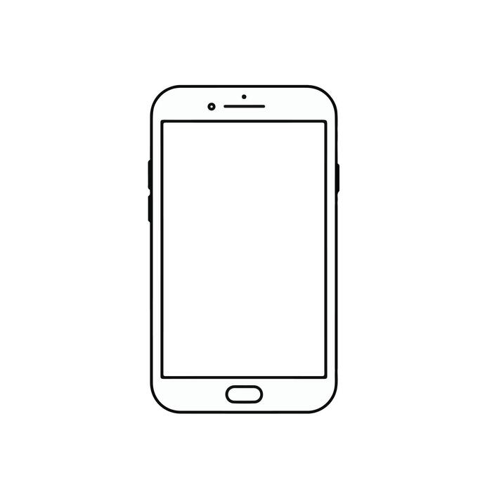 Smartphone Outline Vector Art, Icons, and Graphics for Free Download