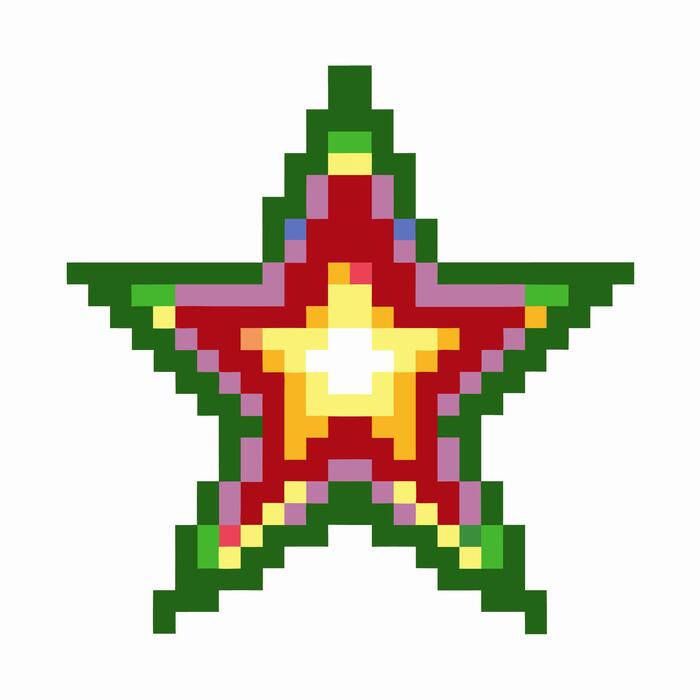 Pixelated Star Vector Art, Icons, and Graphics for Free Download