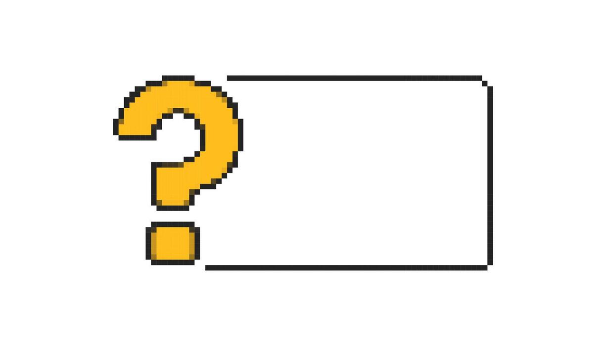 Question Mark Pixel Vector Art, Icons, and Graphics for Free Download