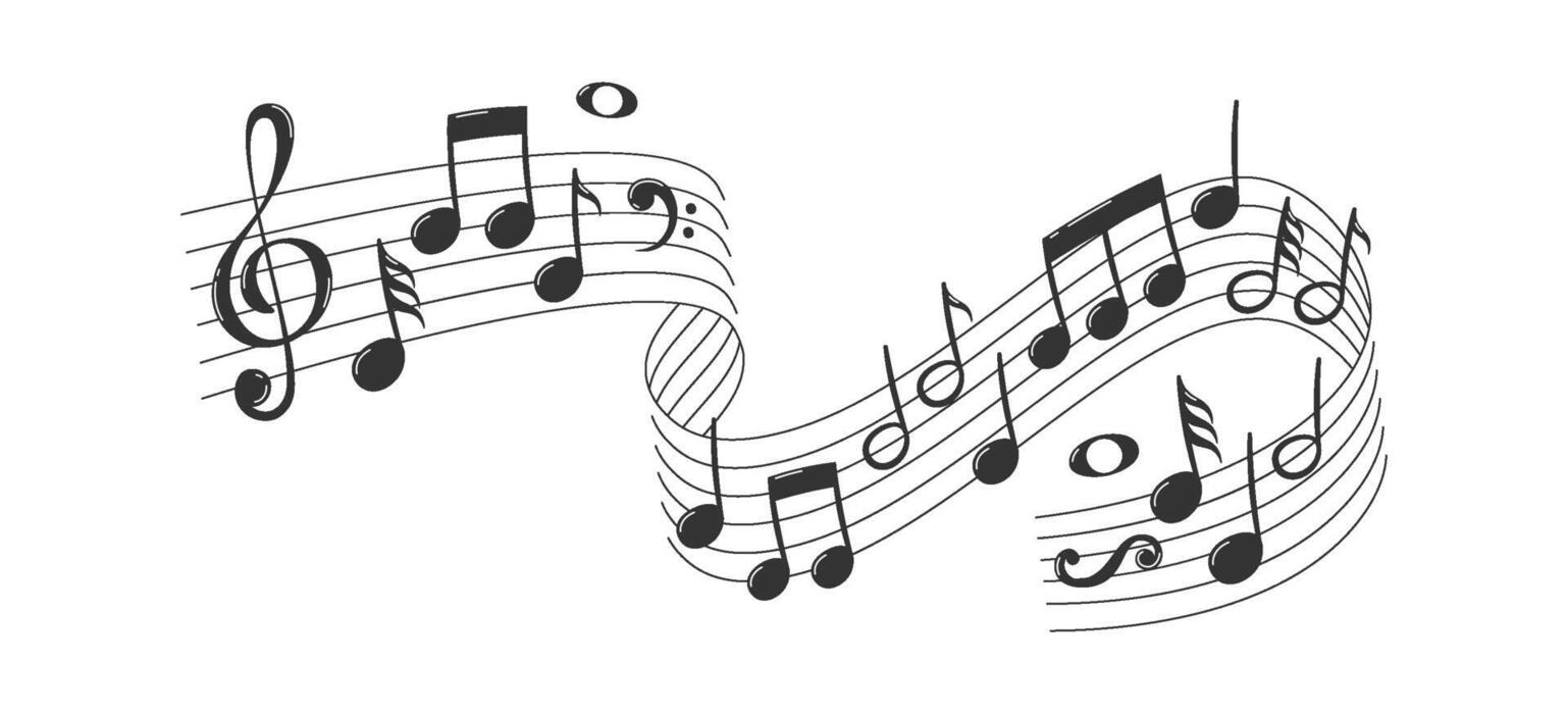 Musical Notes Scale Vector Art, Icons, and Graphics for Free Download