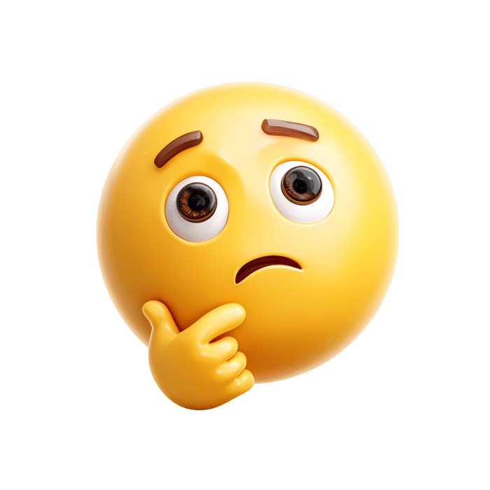 Emoji Pensando PNG para descargar gratis