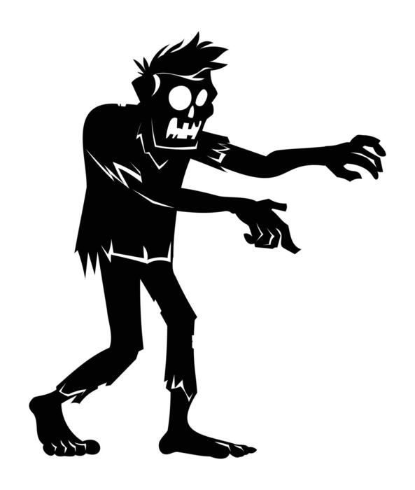 Zombie Outline Vector Art, Icons, and Graphics for Free Download