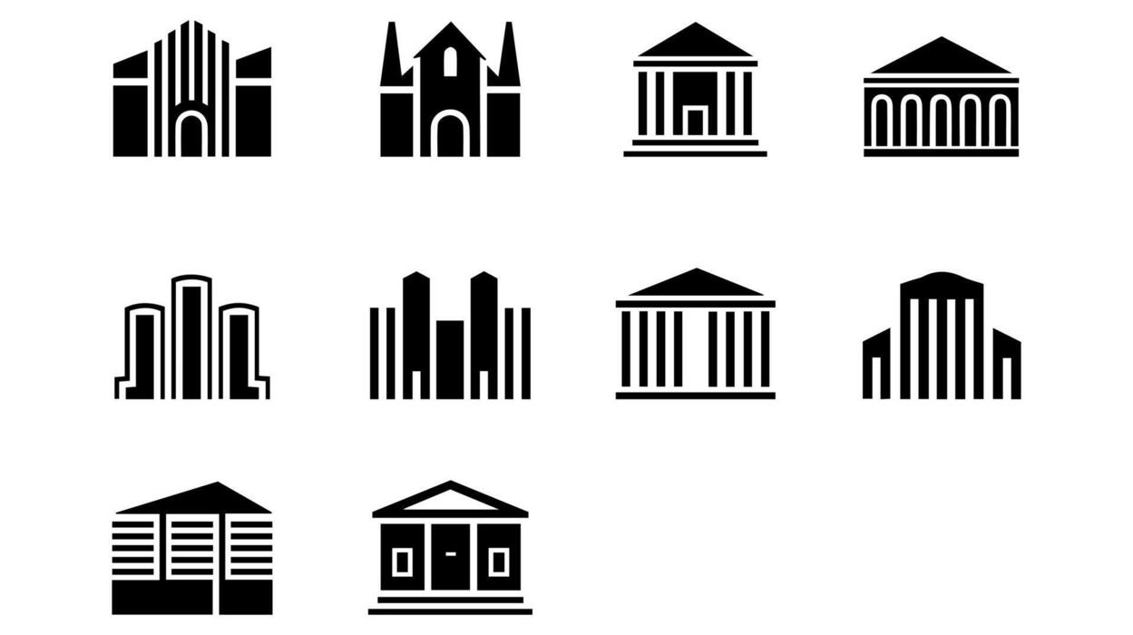 Architecture Icons Vector Art, Icons, and Graphics for Free Download