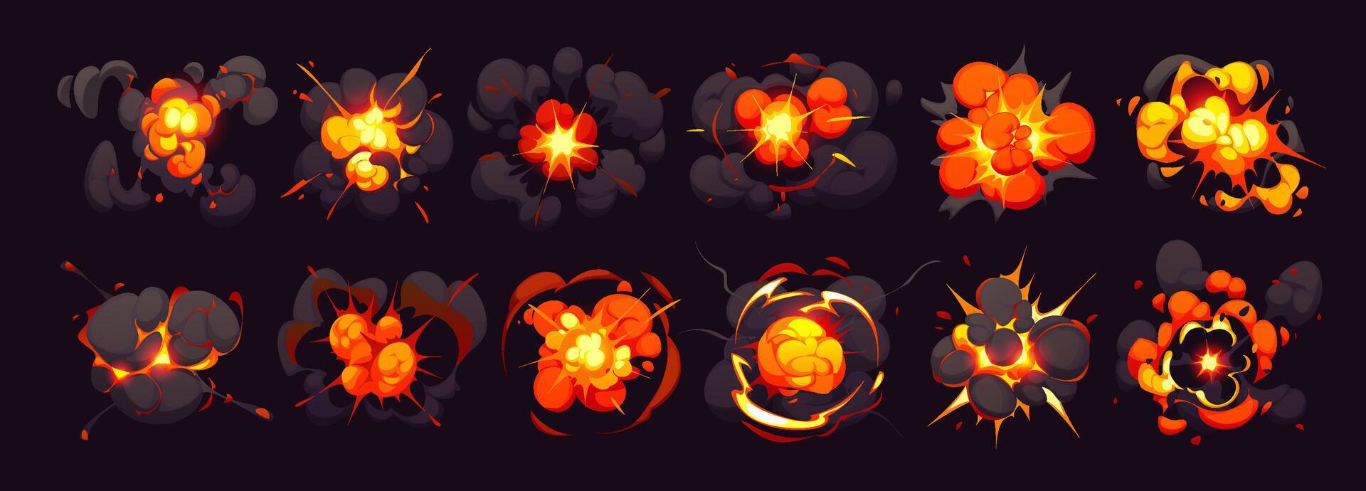 Explosion Sprite Vector Art, Icons, and Graphics for Free Download