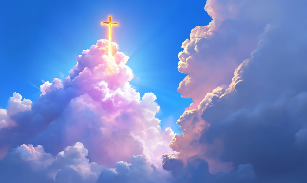 Cross With Clouds Stock Photos, Images and Backgrounds for Free Download
