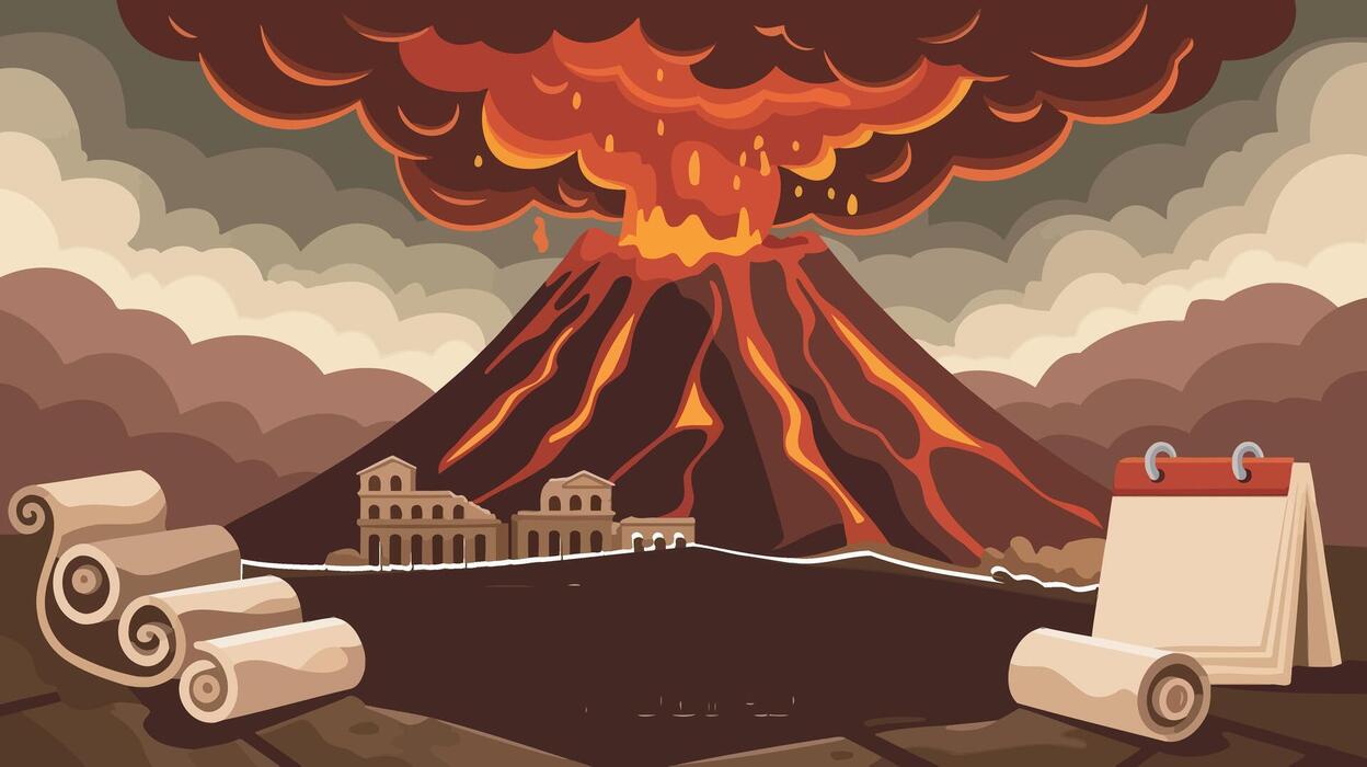 Vesuvius Eruption Site Vector Art, Icons, and Graphics for Free Download
