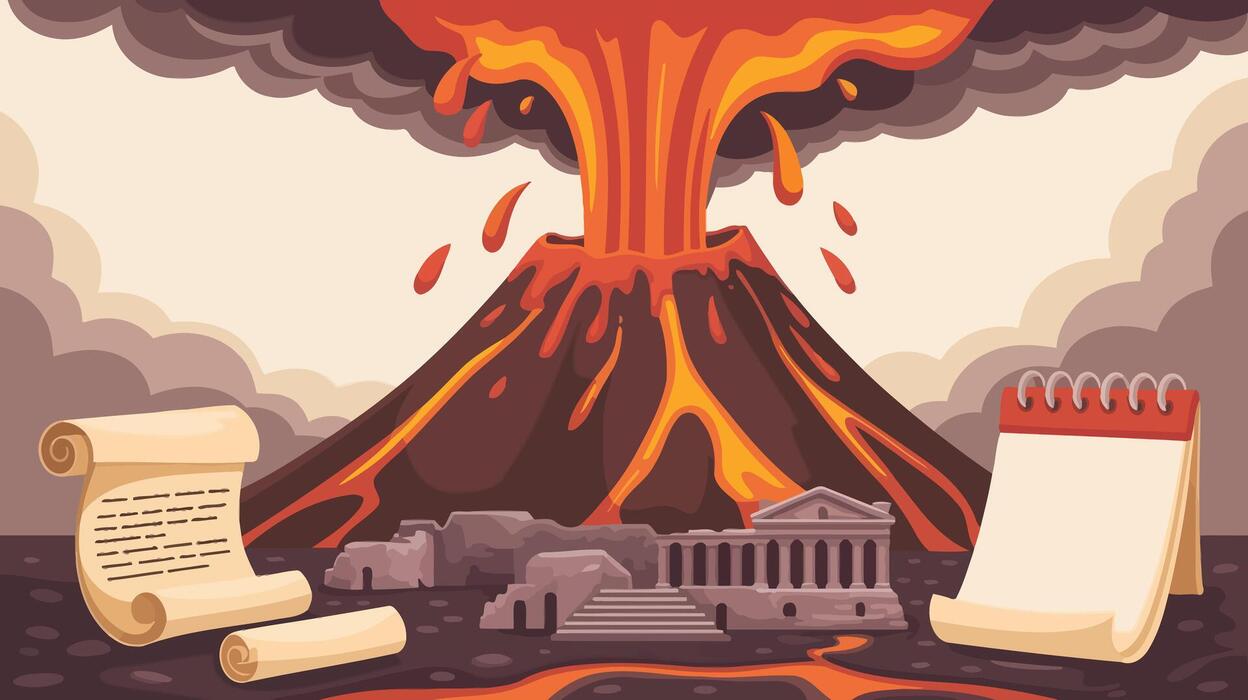 Vesuvius Eruption Site Vector Art, Icons, and Graphics for Free Download