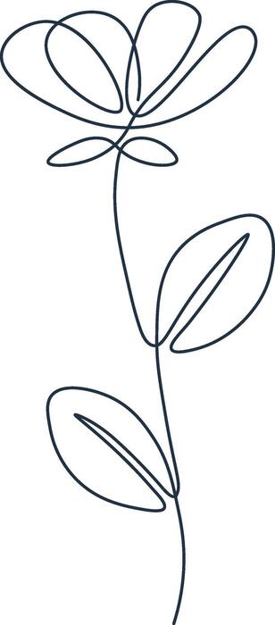 Black Line Flower Vector Art, Icons, and Graphics for Free Download