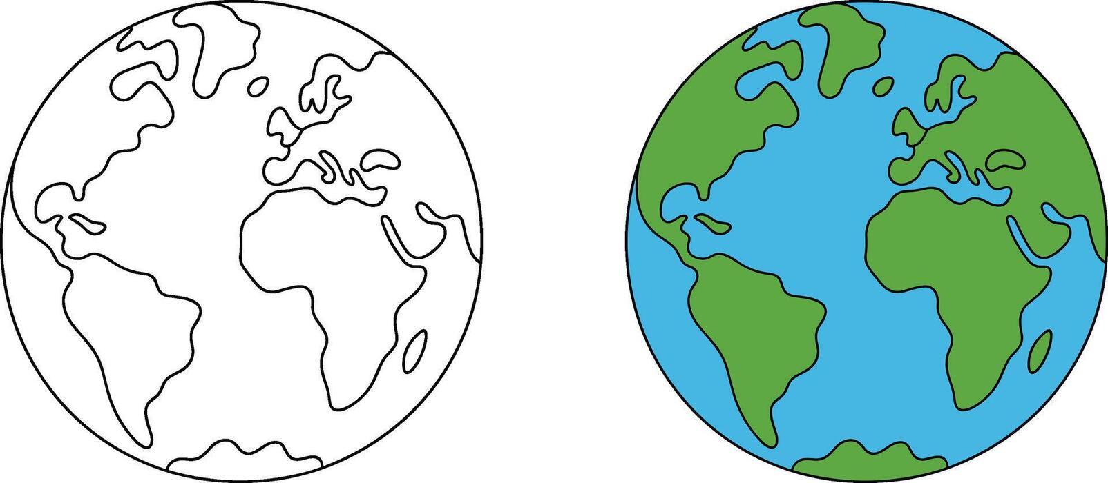 2d Earth Vector Art, Icons, and Graphics for Free Download