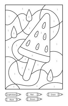 children's printable paint by numbers