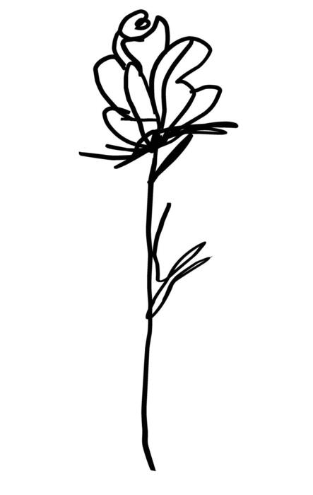 Black Line Flower Vector Art, Icons, and Graphics for Free Download