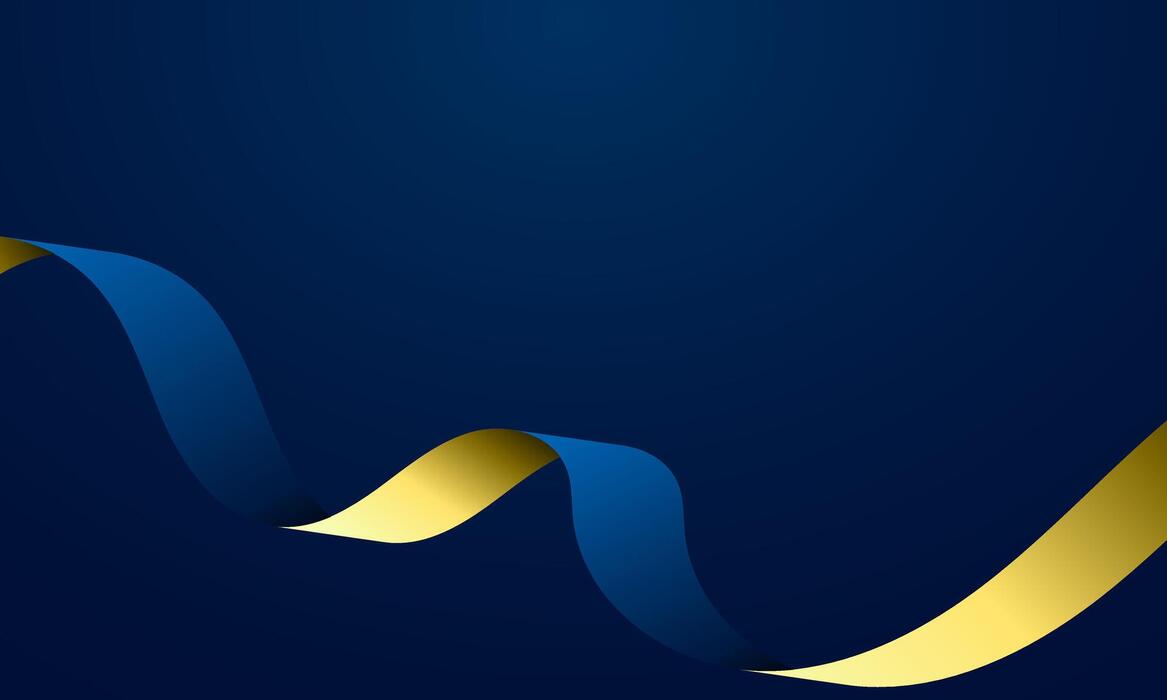 Blue Gold Ribbon Vector Art, Icons, and Graphics for Free Download