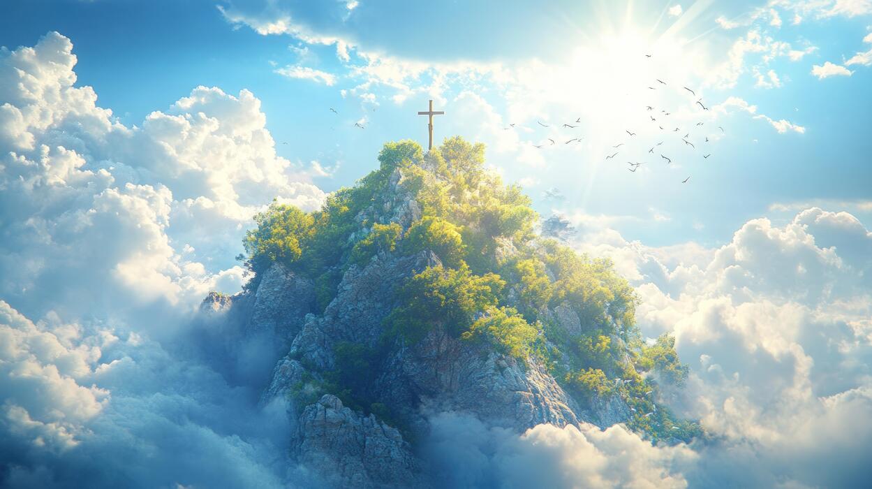 Cross With Clouds Stock Photos, Images and Backgrounds for Free Download