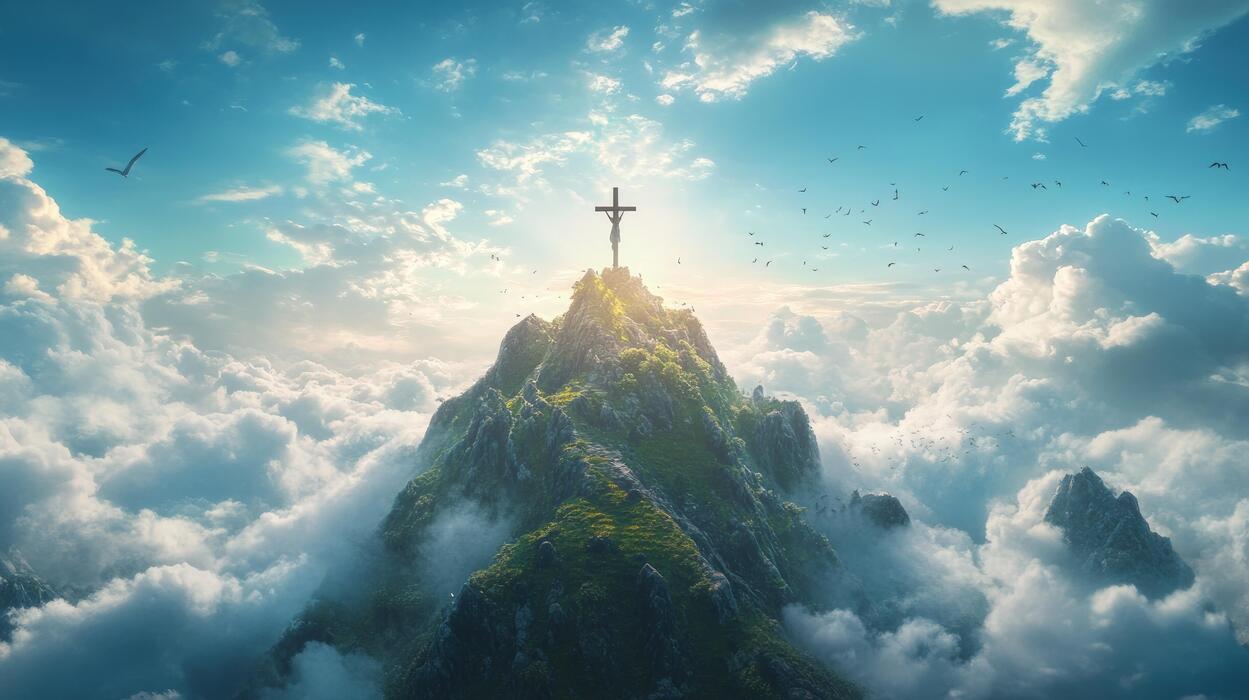 Cross With Clouds Stock Photos, Images and Backgrounds for Free Download