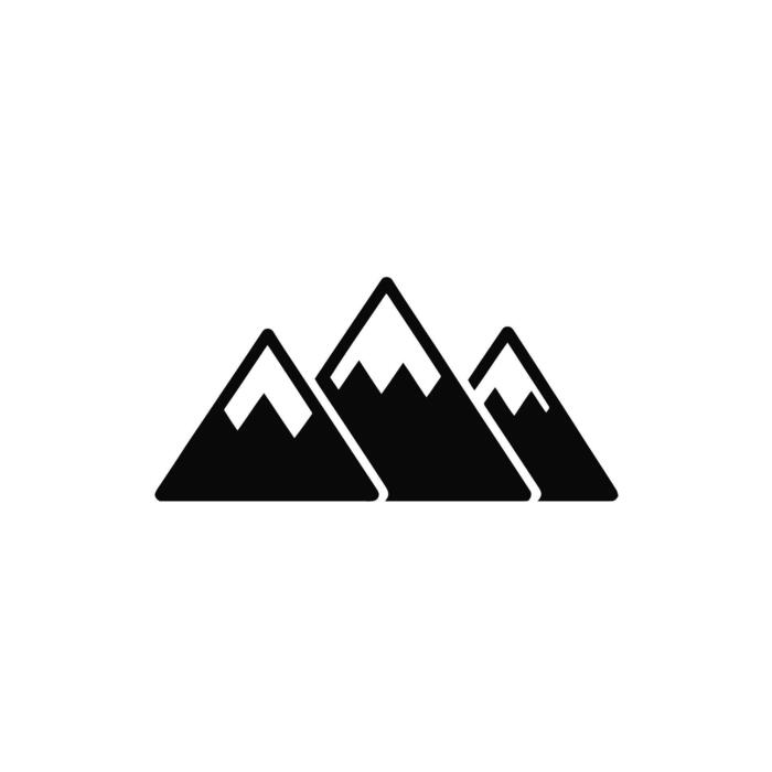 Simple Mountain Vector Art, Icons, and Graphics for Free Download