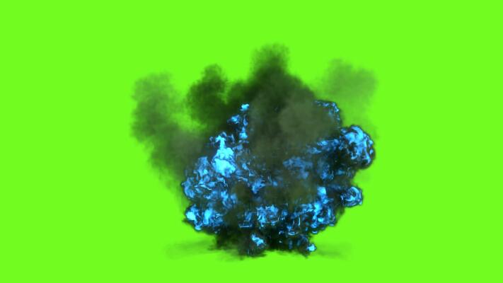 Explosion Green Screen Stock Video Footage for Free Download