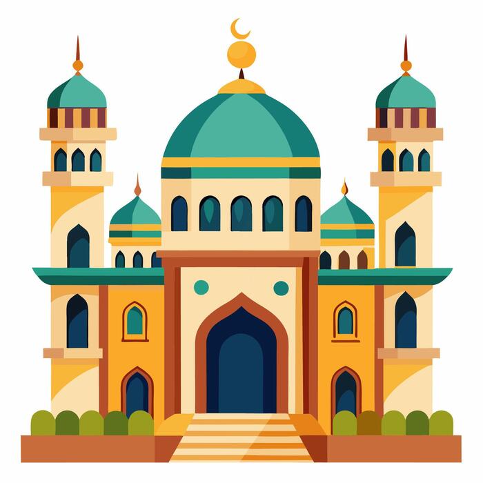 Mosque Exterior Vector Art, Icons, and Graphics for Free Download