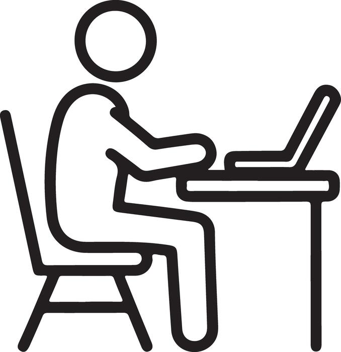 Person Using Computer Vector Art, Icons, and Graphics for Free Download