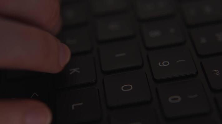 Animated Keyboard Stock Video Footage for Free Download