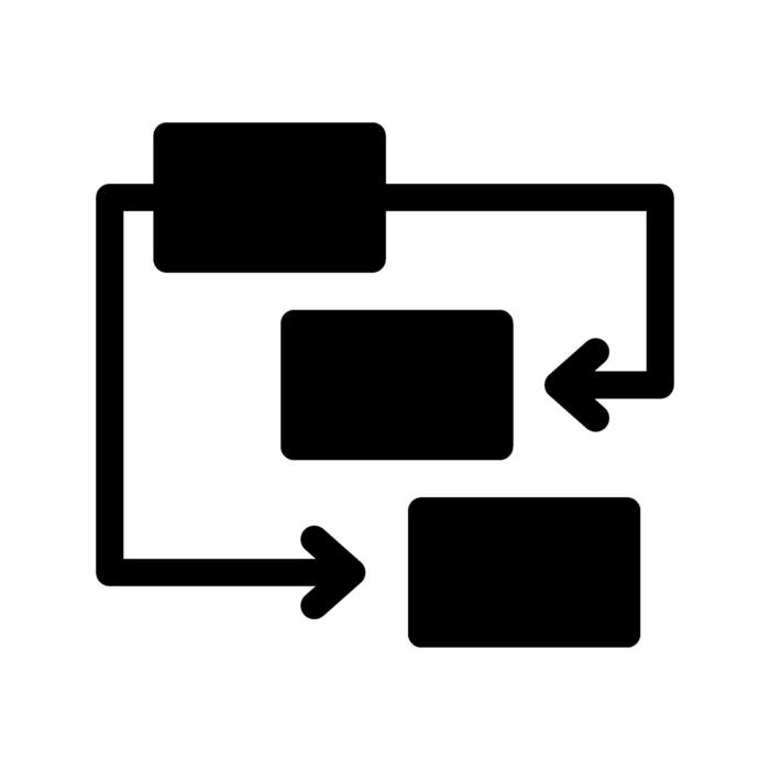 Process Flow Icon Vector Art, Icons, and Graphics for Free Download