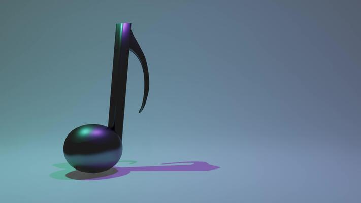 Musical Notes Animation Stock Video Footage for Free Download