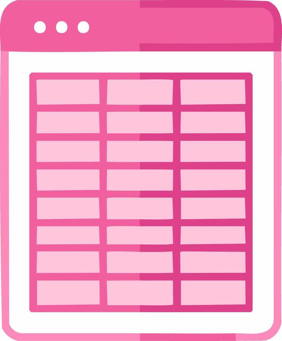 Spreadsheet Interface Vector Art, Icons, and Graphics for Free Download