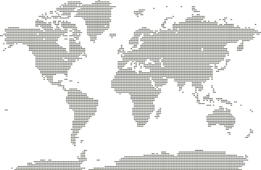 World Map Pixel Vector Art, Icons, and Graphics for Free Download